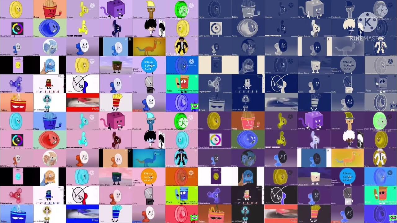 Bfdi auditions with 35 reanimates 4 parison - YouTube