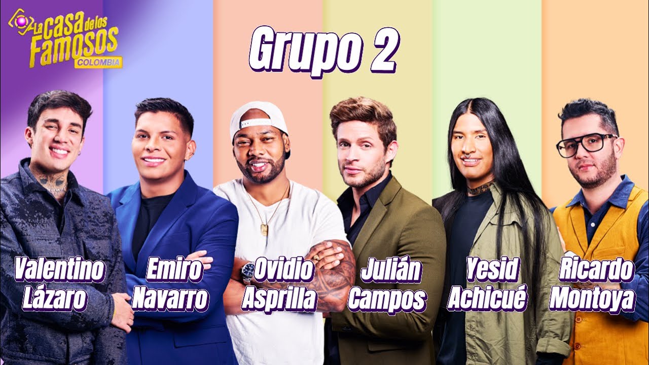 Conoce al GRUPO 2 con los aspirantes a La casa de los famosos Colombia ...