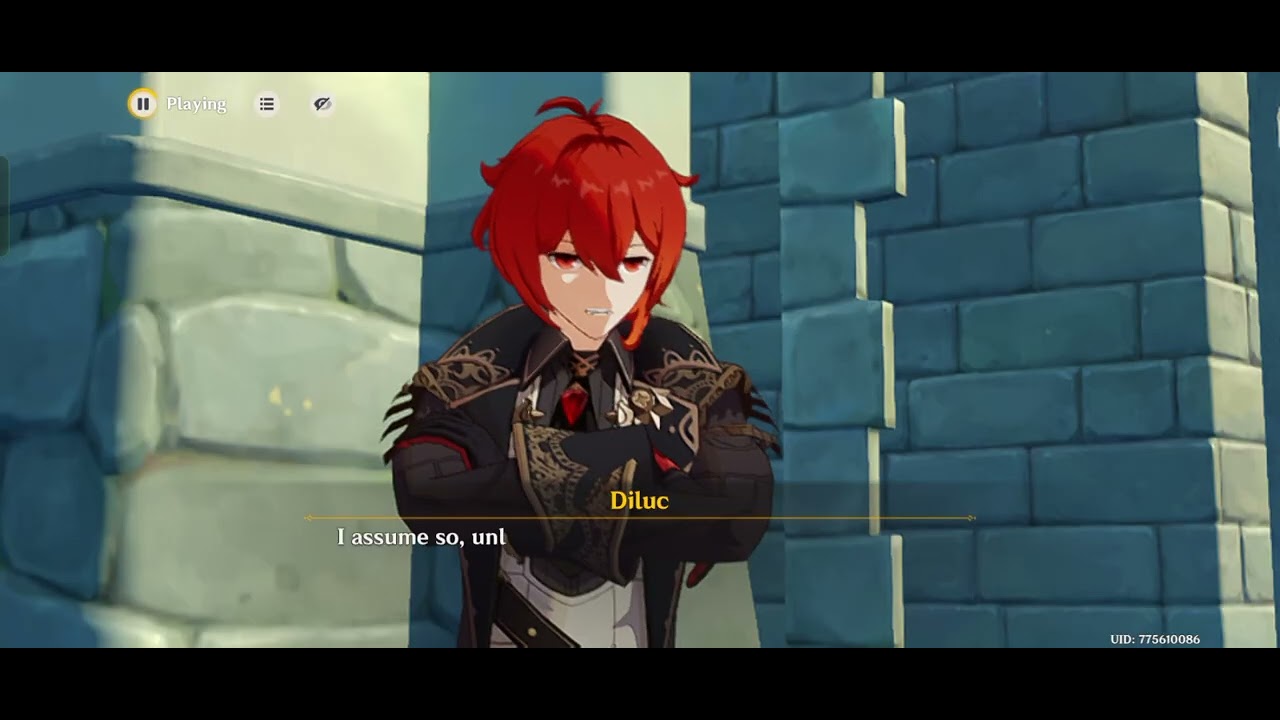 Diluc is a hero in Genshin Impact - YouTube
