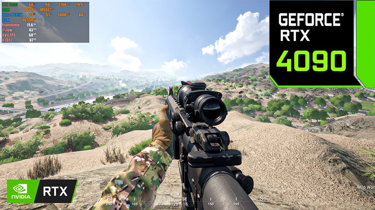 Squad : RTX 4090 24GB + Intel Core Ultra 9 285K ( 4K Maximum Settings ...