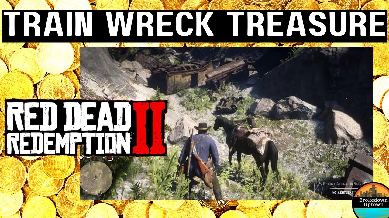 Red Dead Redemption 2 - Granite Pass Old Train Wreck Treasure - Where ...