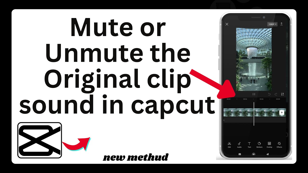 How to mute or unmute the original clip sound in capcut | capcut ...