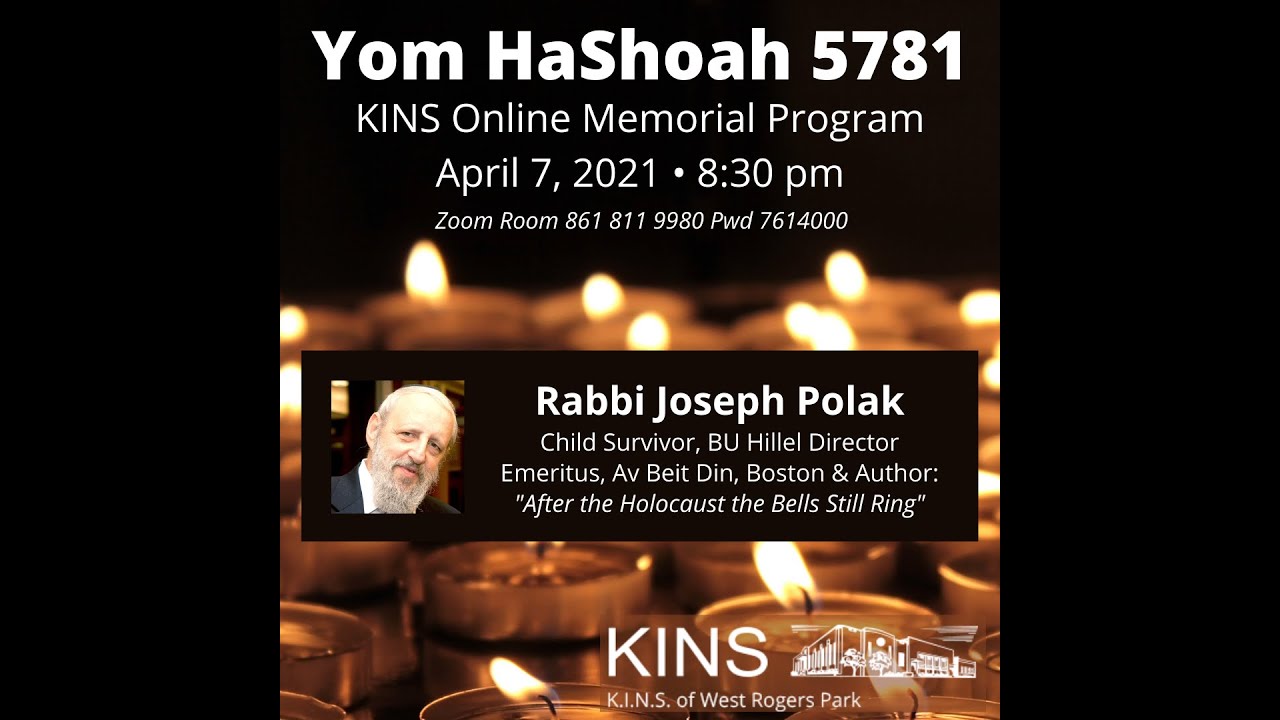Yom HaShoah 5781 Rabbi Joseph Polak - YouTube