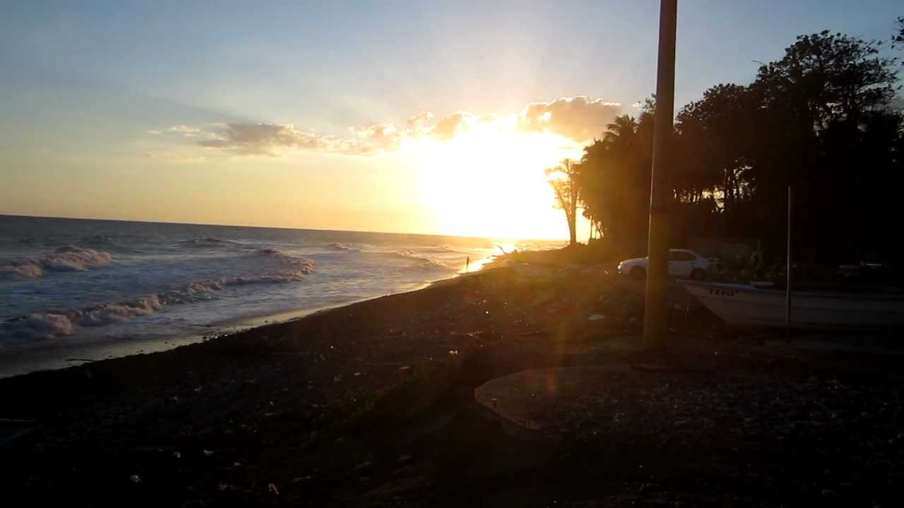 Bani peravia la cuesta del sol en playa los almendros - YouTube