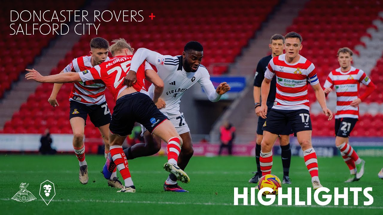 HIGHLIGHTS | Doncaster Rovers 1-1 Salford City - YouTube