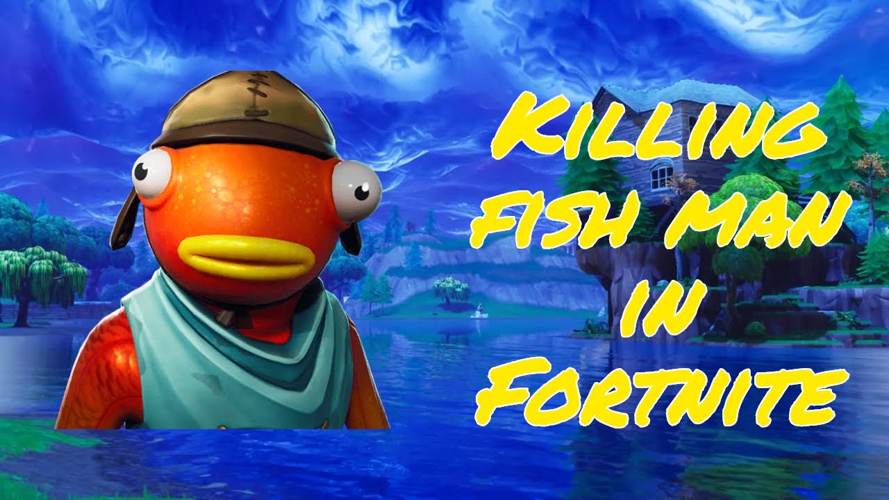 I killed Fish Man in one shot in Fortnite ( FISHSTICK skin ). - YouTube
