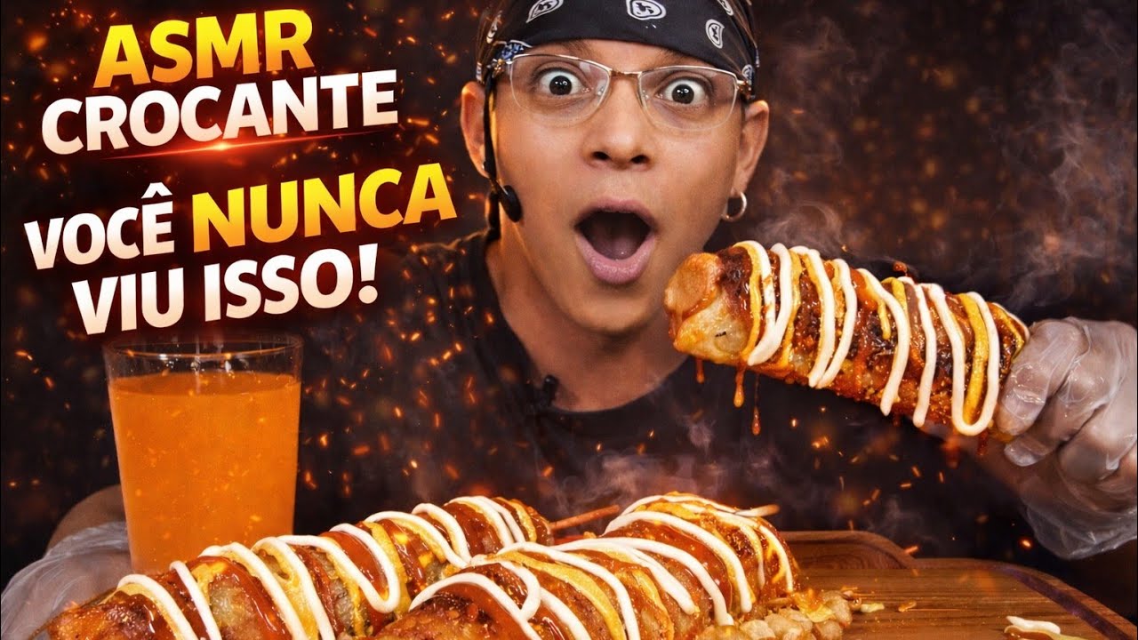 ASMR COMIDA | COMENDO CACHORRO QUENTE COREANO #asmr ( mukbang brasil ...