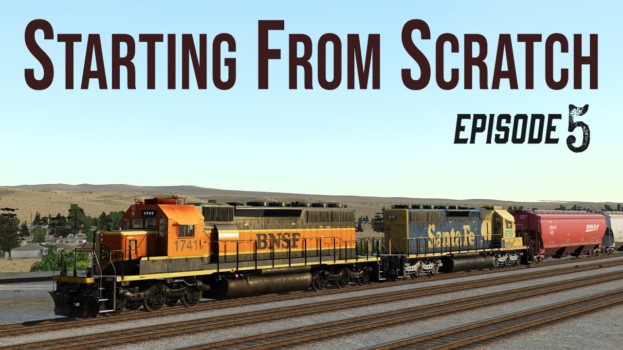 Starting From Scratch ep 5 - Run 8 Train Simulator Tutorial - Supply Trains and Order Builder ...
