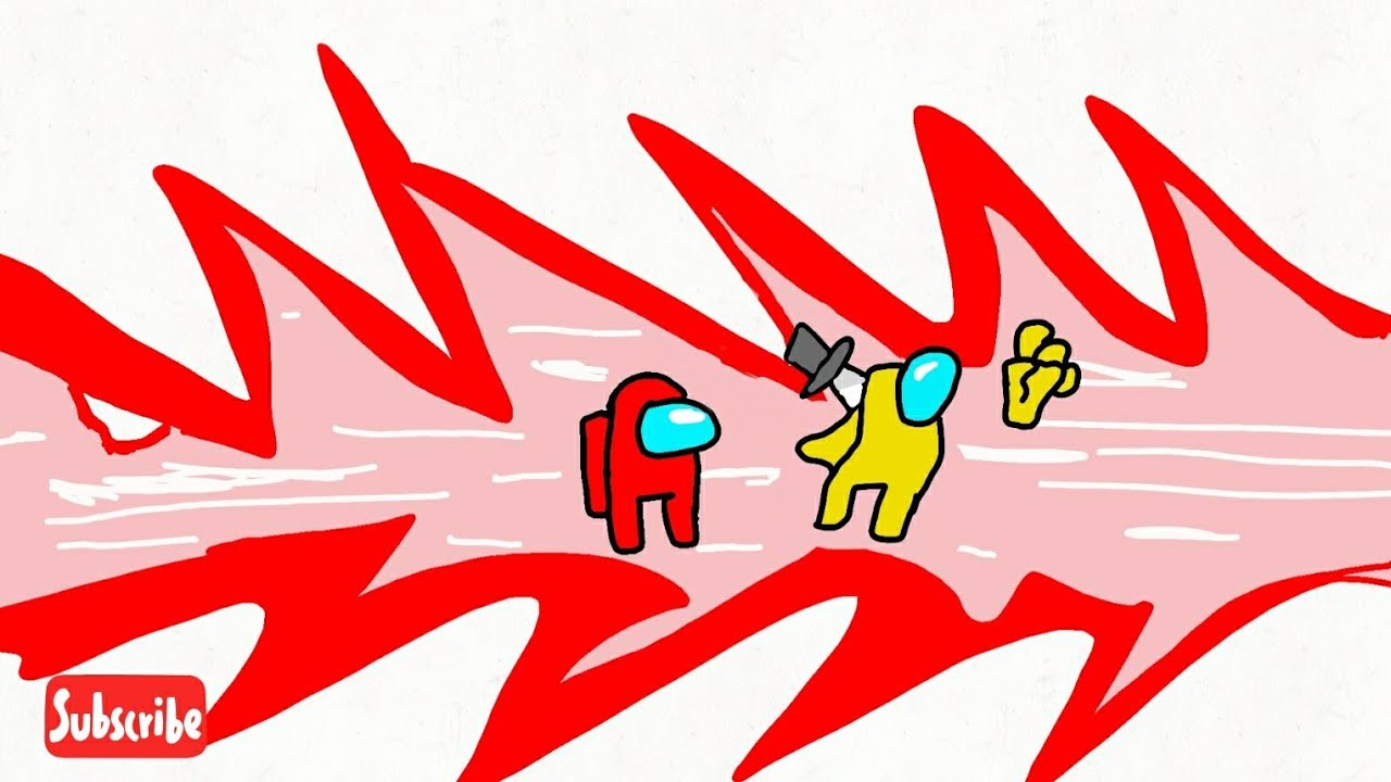 Among us Red Impostor Cartoon Animation - YouTube