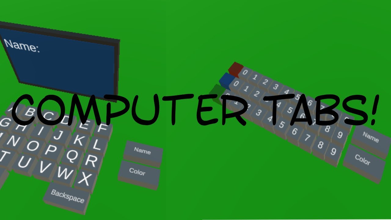 How To Add Computer Tabs To Your Gorilla Tag Fan Game! - YouTube