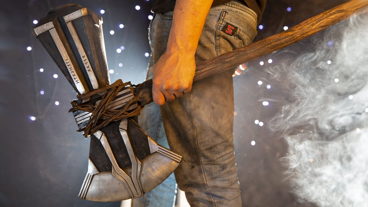 Stormbreaker - Building Thor's Axe - YouTube