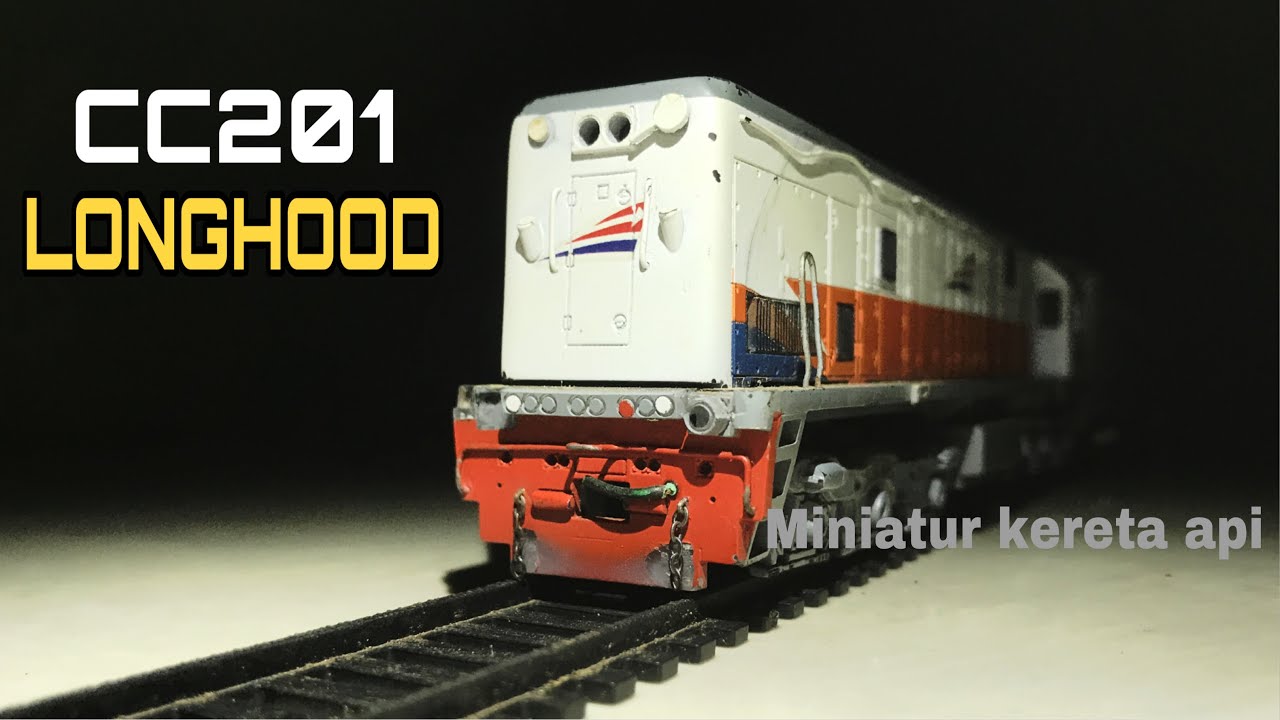 Miniatur kereta api cc201 - Stop Motion Miniatur kereta api - YouTube