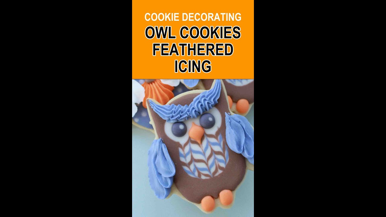 Decorated Owl Cookies for Fall or Halloween Celebrations - YouTube