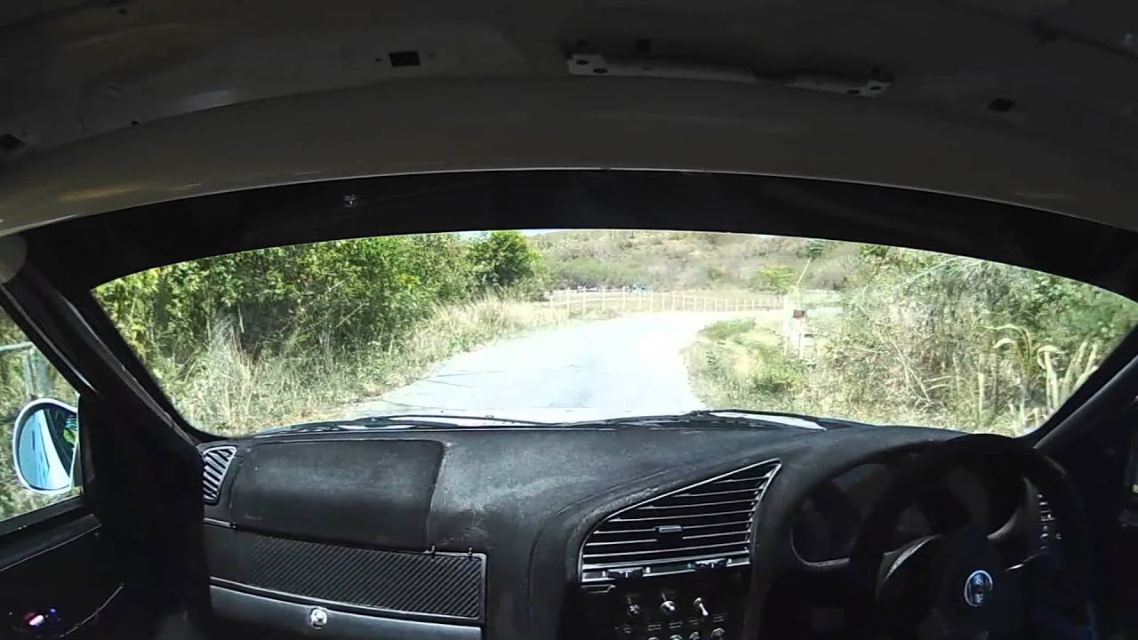 Rally Barbados 2014 - SS4 - Martin Atwell/Chris King BMW M3 onboard ...