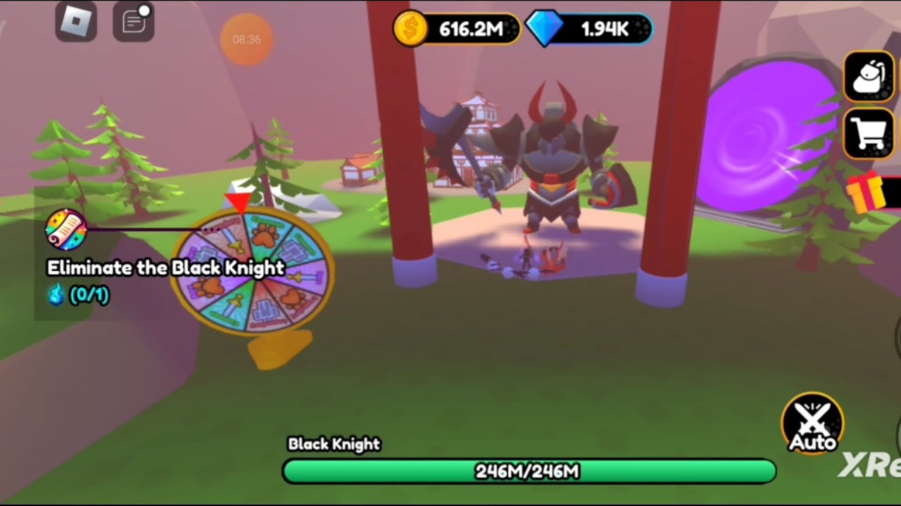 Roblox prota simulator Black Knight fight ? | episode-4 - YouTube