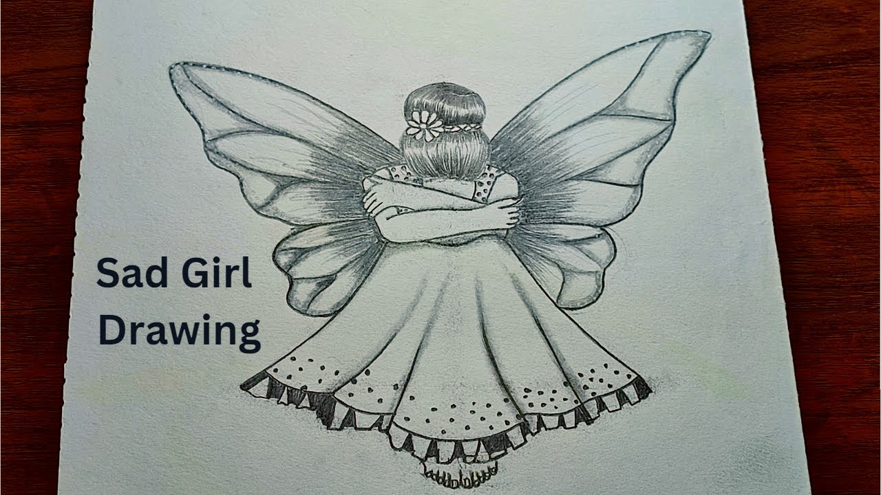 Sad Girl Drawing Easy | How To Draw A Girl | How To Draw | Easy Drawing ...