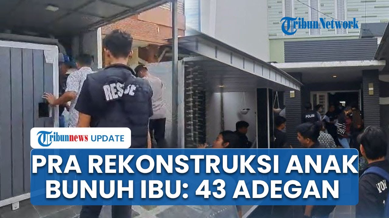 43 Adegan Pra Rekonstruksi Kasus Siswi SD Bunuh Ibu di Medan Sunggal ...