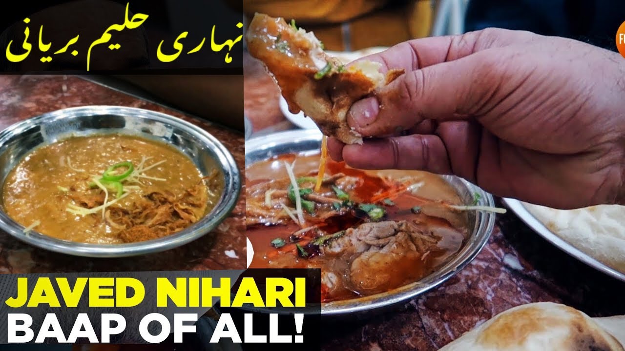 Javed Nihari | Nihari | Haleem | Biryani | Pulao | Bahadurabad - YouTube