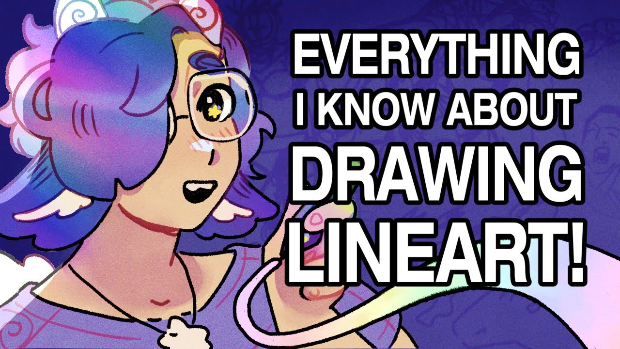 Tricks for drawing clean, accurate lineart! - YouTube