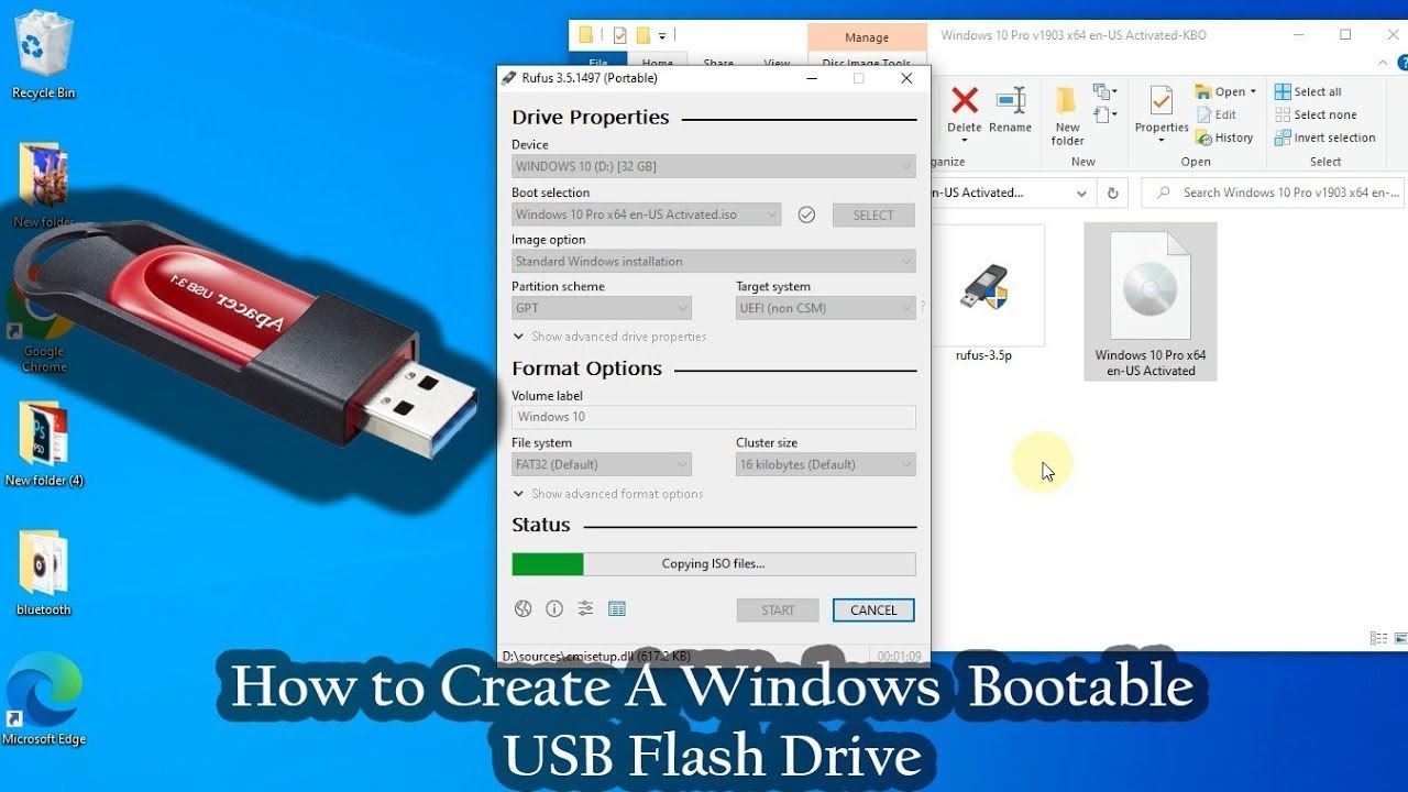 How to Create Bootable USB Flash Drive using Rufus (MBR/GPT, Legacy ...