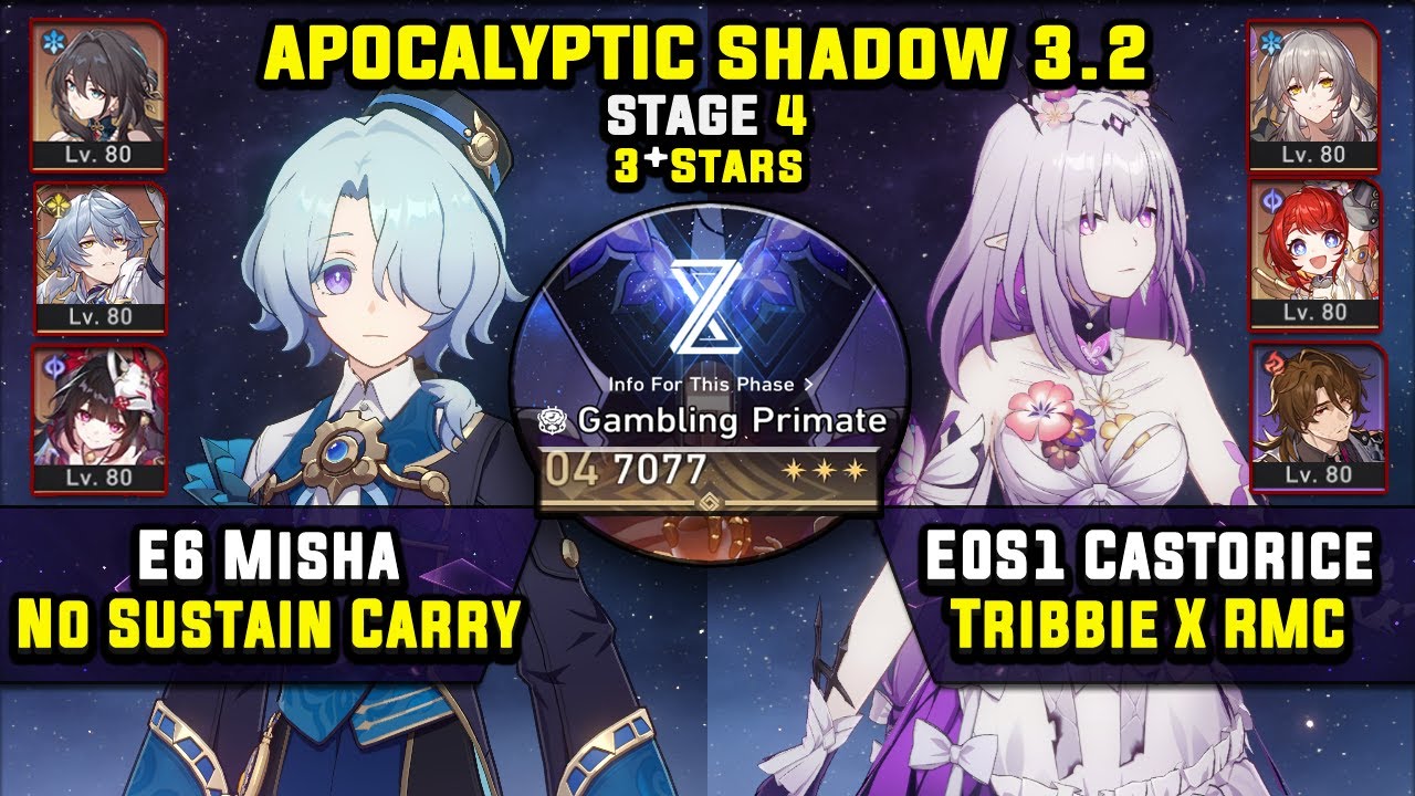E6 Misha Hypercarry & E0 Castorice Carry W/ RMC (3 Stars) Apocalyptic ...