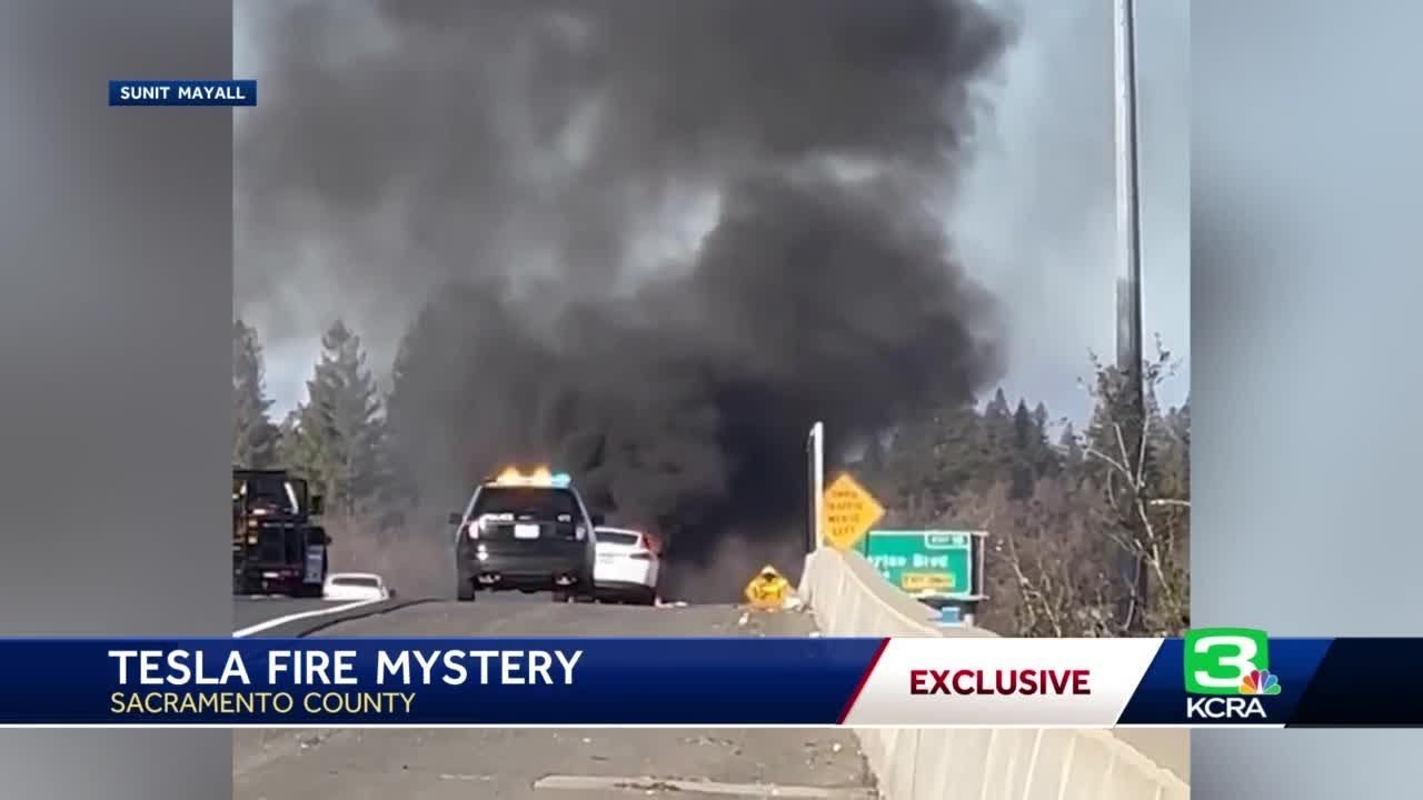 Video: Sacramento County siblings narrowly escape explosion after Tesla ...