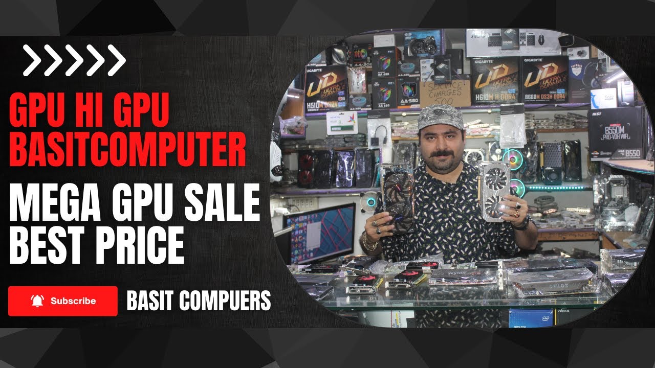 GPU HI GPU MEGA SALE AT BASIT COMPUTERS #gpuhigpu #gpumegasale - YouTube