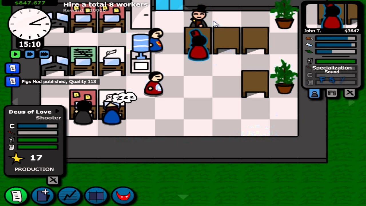 Flash Games | Walkthrough | Game Corp | Ep. 10 - Rendering - YouTube