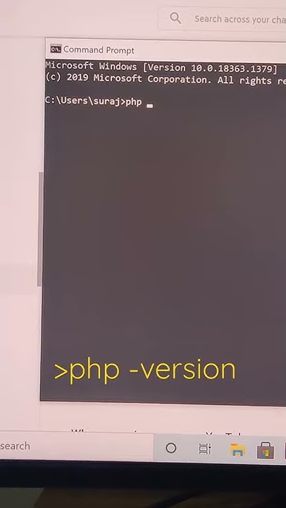 How To Check Php Version From Command Prompt Or Shell Prompt Youtube