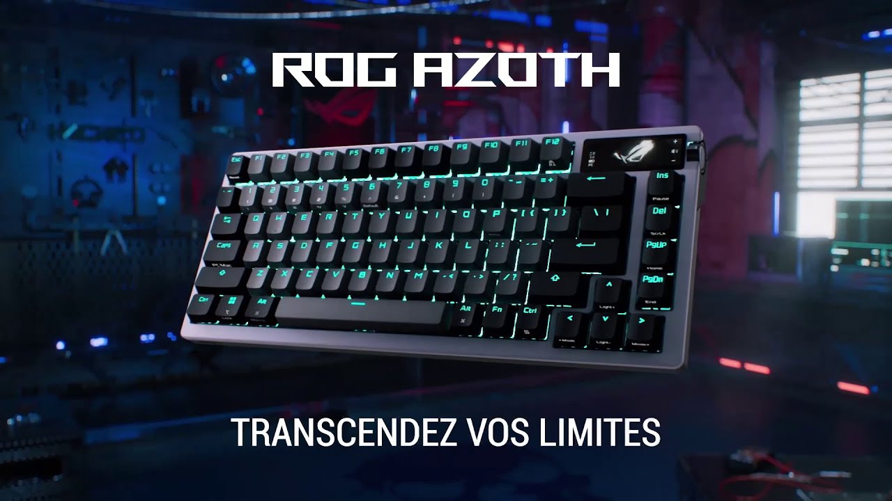 Clavier ROG Azoth | Republic of Gamers - YouTube