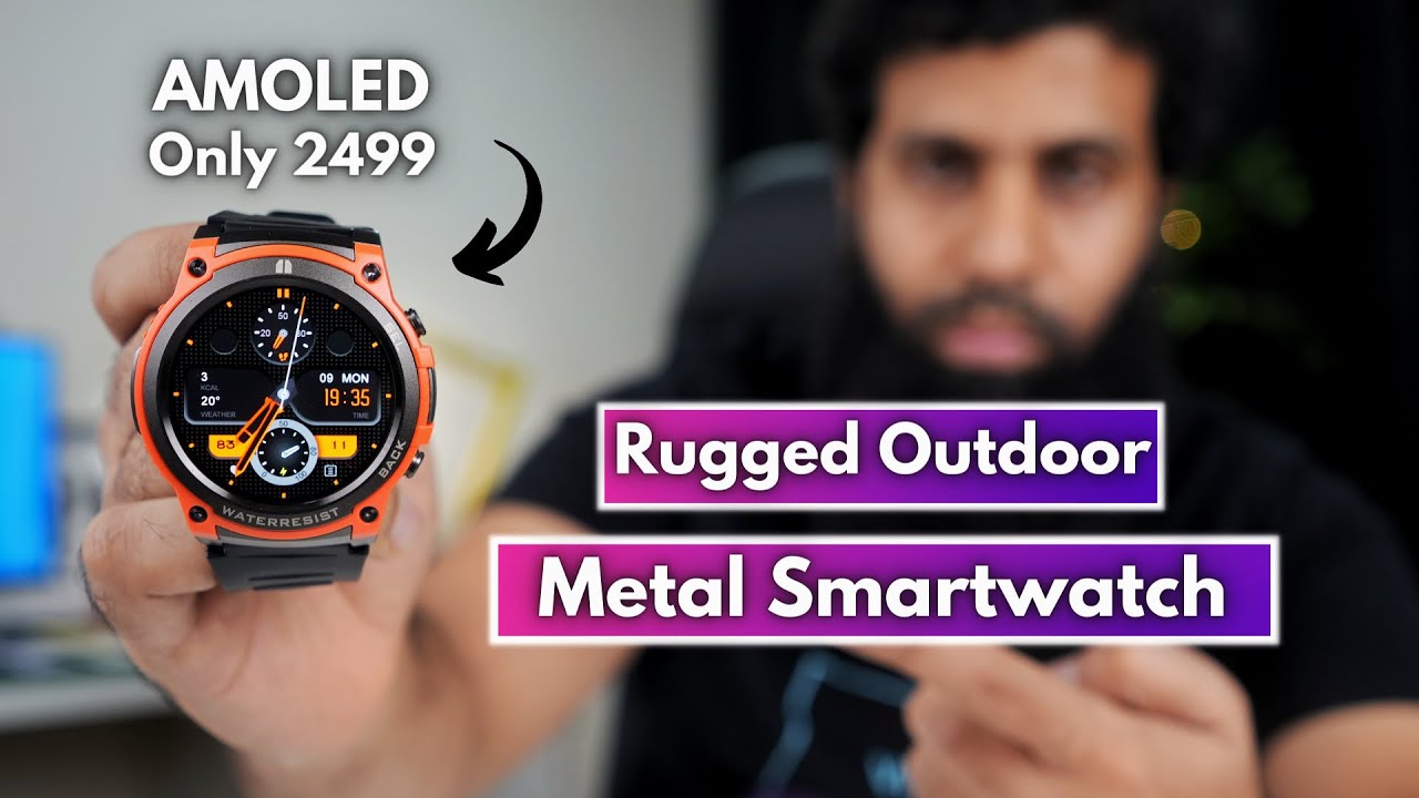 Rugged Outdoor Metal Amoled Display Smartwatch | Fire-Boltt Crusader ...