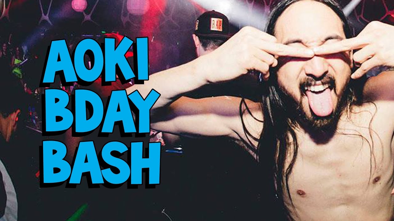 Aoki Birthday Celebration - On The Road w/ Steve Aoki #90 - YouTube