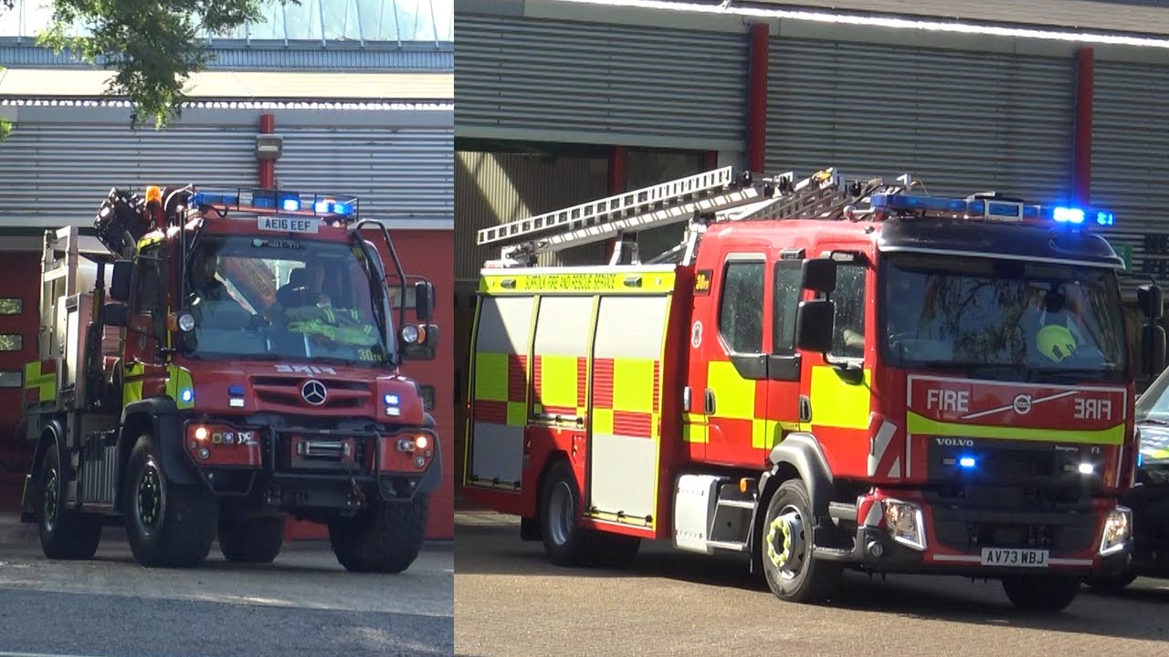 Bury St Edmunds Pump & Unimog Turnout | Suffolk Fire & Rescue Service ...