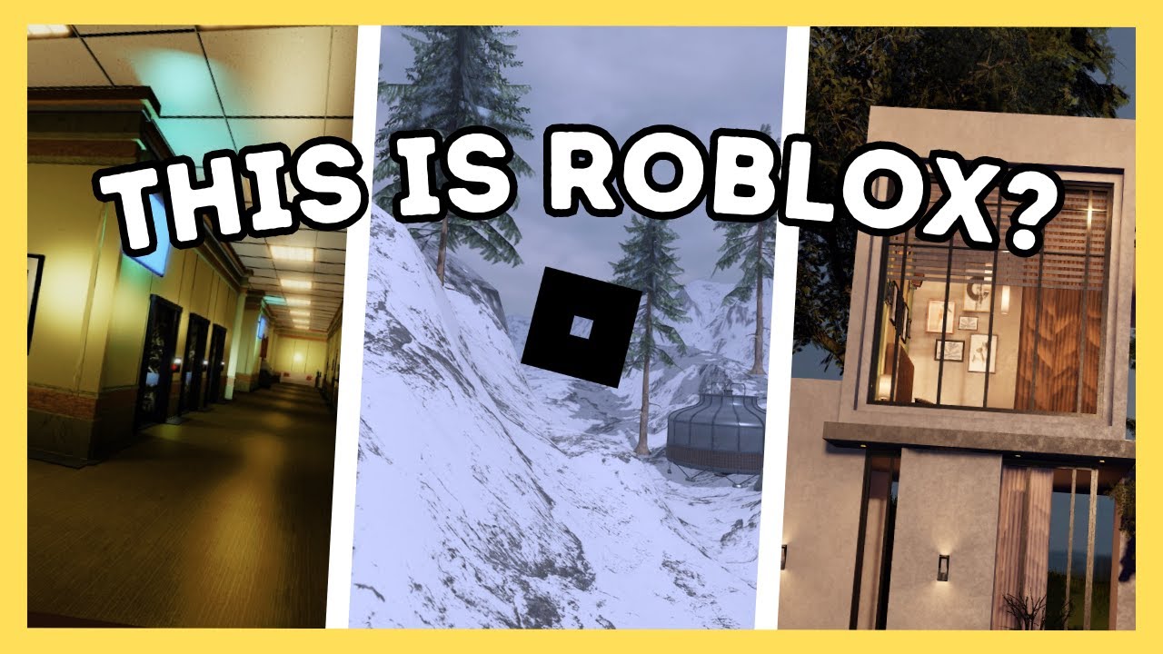 These ROBLOX Games Look Like Real Life... - YouTube
