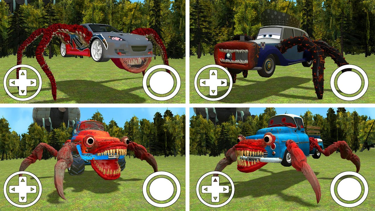 NEW EATER MONSTER: CAR EATER, MCQUEEN EATER, BUS EATER 2,TRUCK YEAH ...
