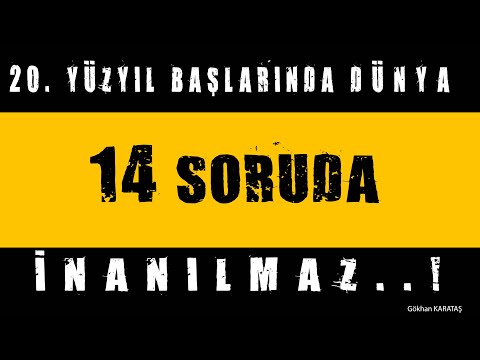 43) 20. YÜZYIL BAŞLARINDA DÜNYA ''2'' //kpss tarih 2024//