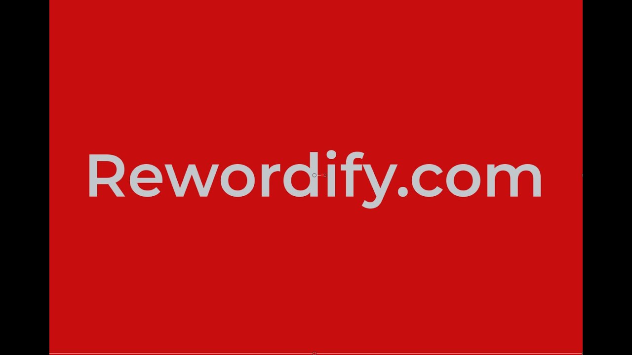 Rewordify com - YouTube