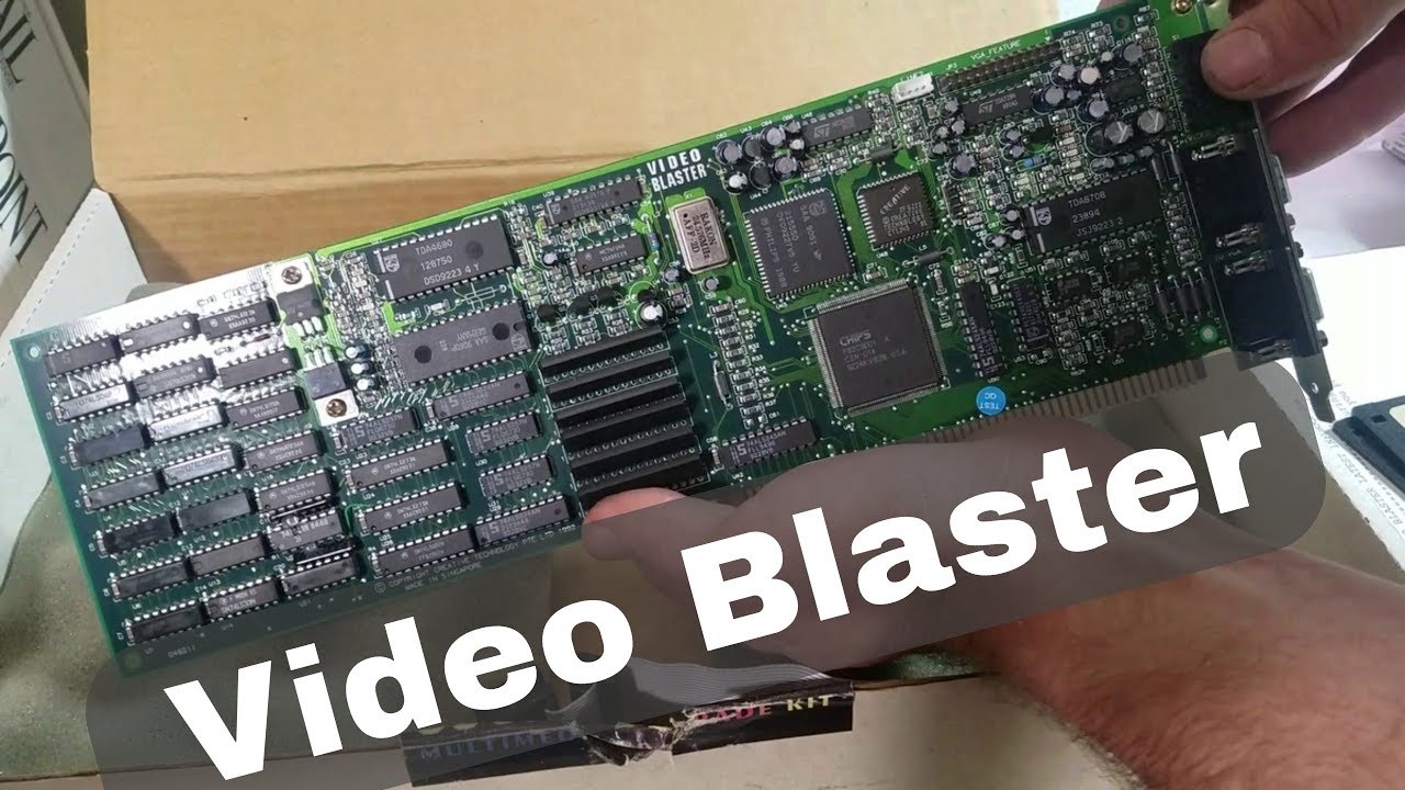 Upgrading the 486 - Video Blaster, Sound Blaster 16, Tape Drive - YouTube