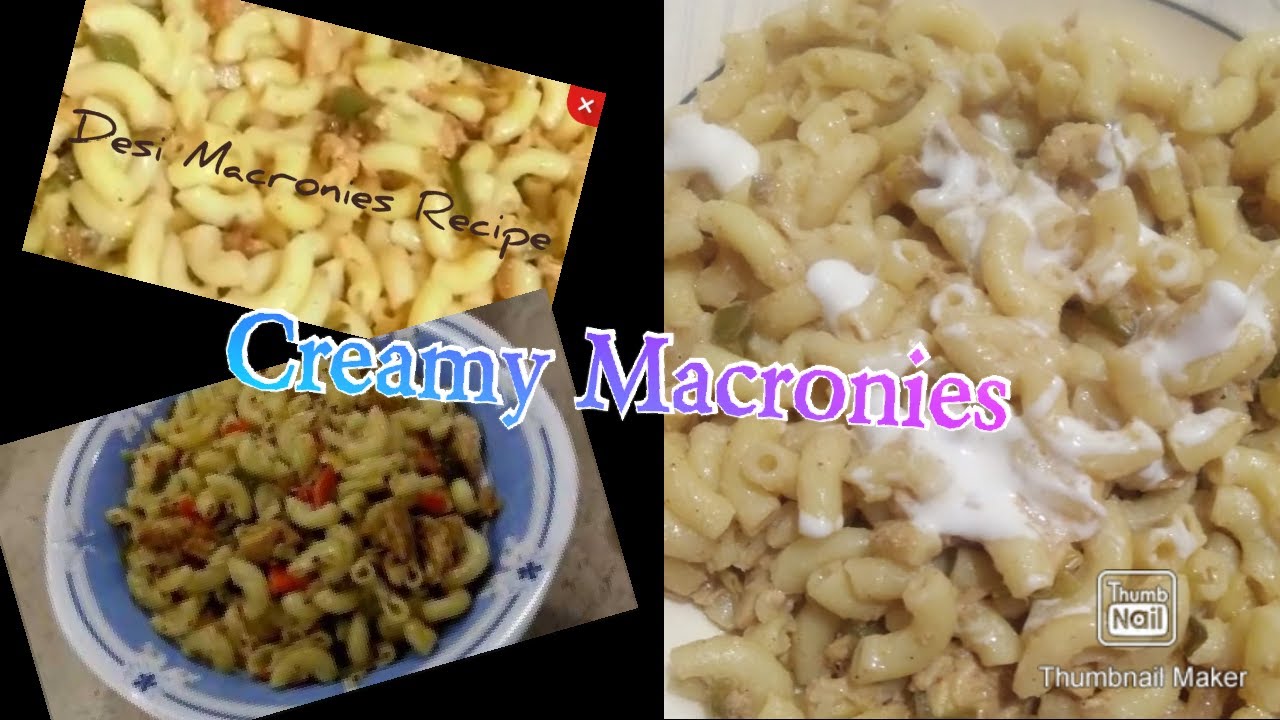 Easy Macronies Recipe. Creamy Macronies recipe - YouTube