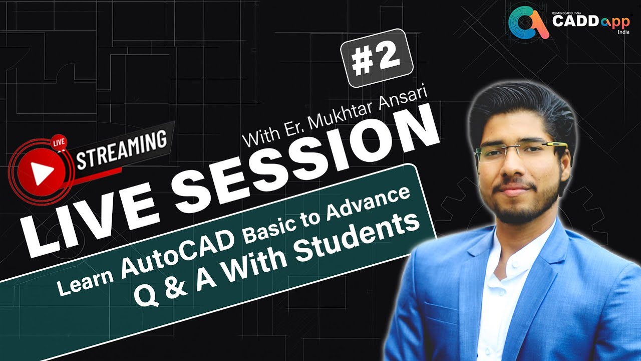Live Q & A Session | AutoCAD , Revit , 3ds Max , Sketchup - YouTube