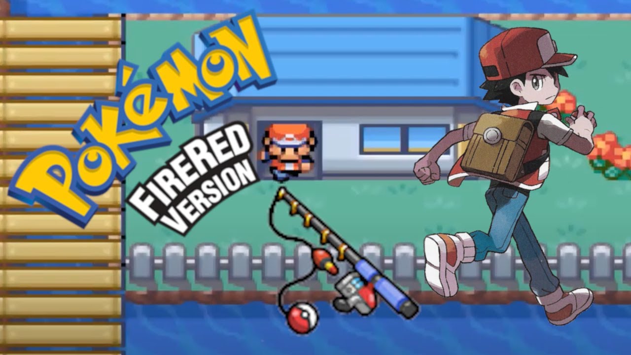 Where to get the Old/Good/Super Rod in Pokemon Fire Red - YouTube
