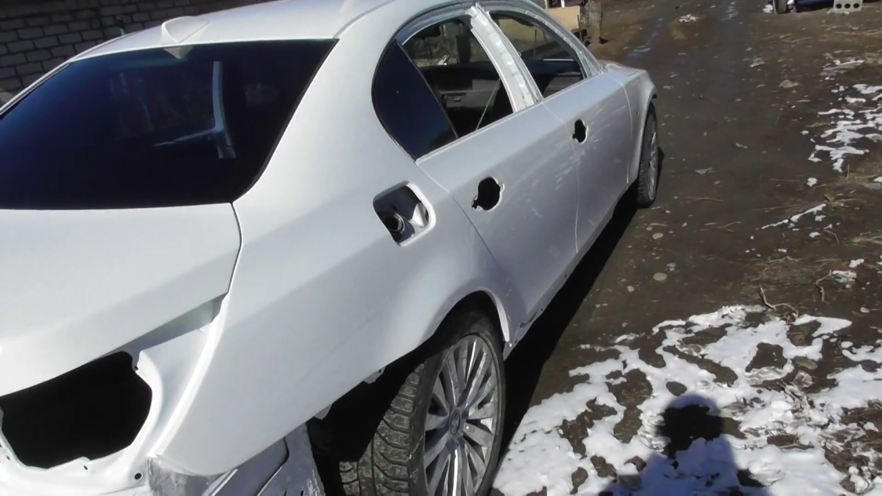 BMW e60 - реставрация кузова. Финал. - YouTube