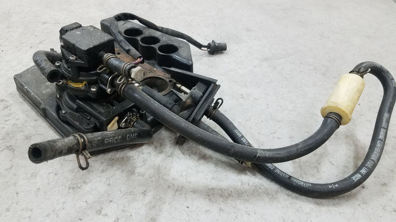 1993 Johnson Evinrude 40 HP - Complete VRO Delete / Removal - YouTube