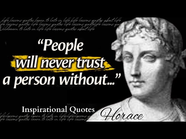 Horatius Famous Quotes Horace Quote: What May Not Be Altered Is Made