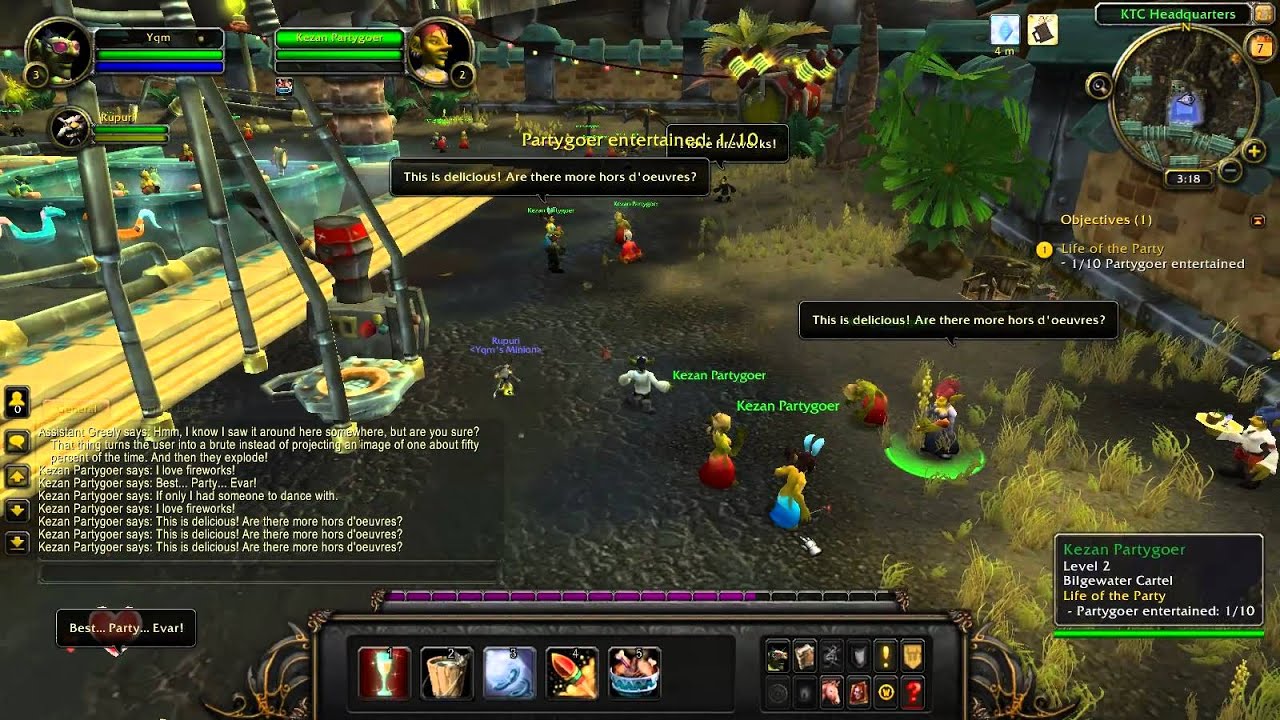 Life of The Party - World of Warcraft Quest - YouTube