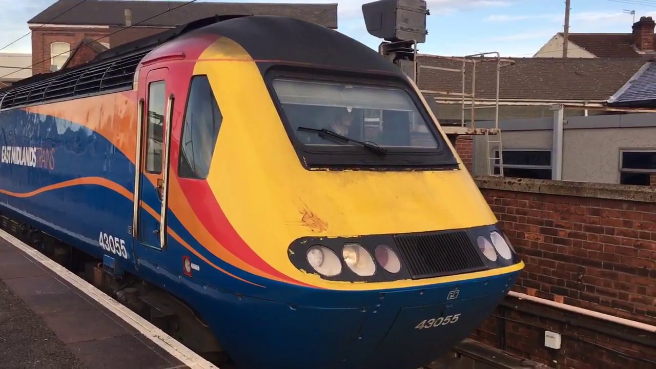 (HD) East Midlands trains hst power cars 43055+43060 on VECT depart ...