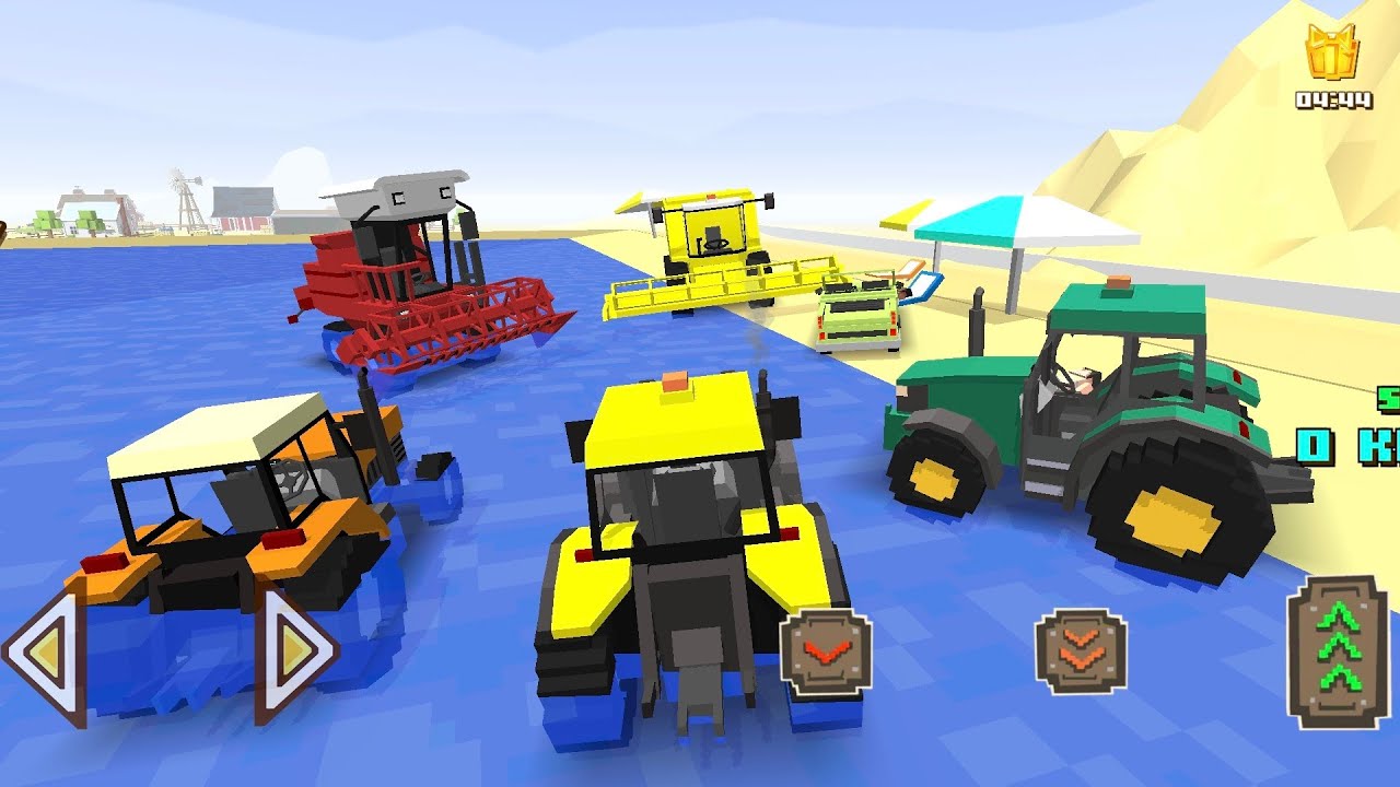 Blocky Farm & Racing 2018 - We managed to build the dream pool Farming ...