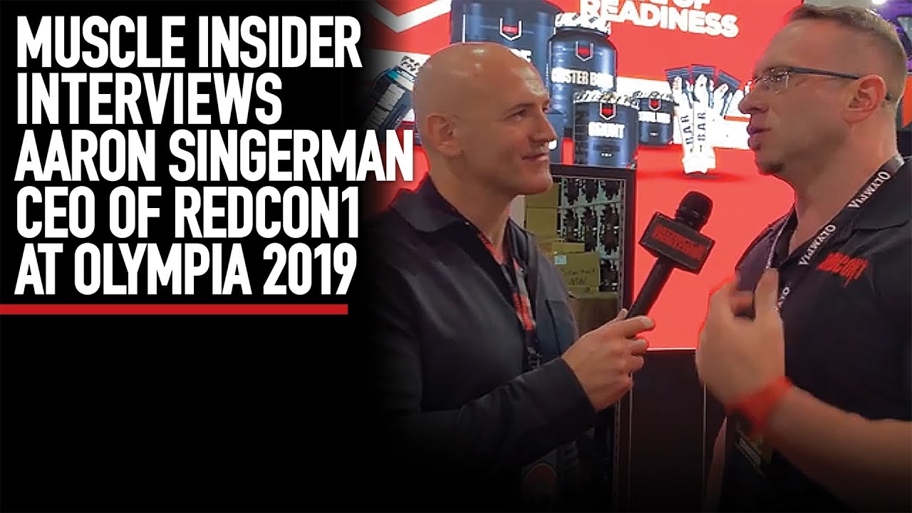 MUSCLE INSIDER Interviews Aaron Singerman CEO of Redcon1 at Olympia ...