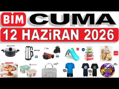 BİM BU CUMA | BİM 12 HAZİRAN 2026 KATALOĞU | AKTÜEL ÜRÜNLER | RESMİ KATALOG | NET ANLATIM