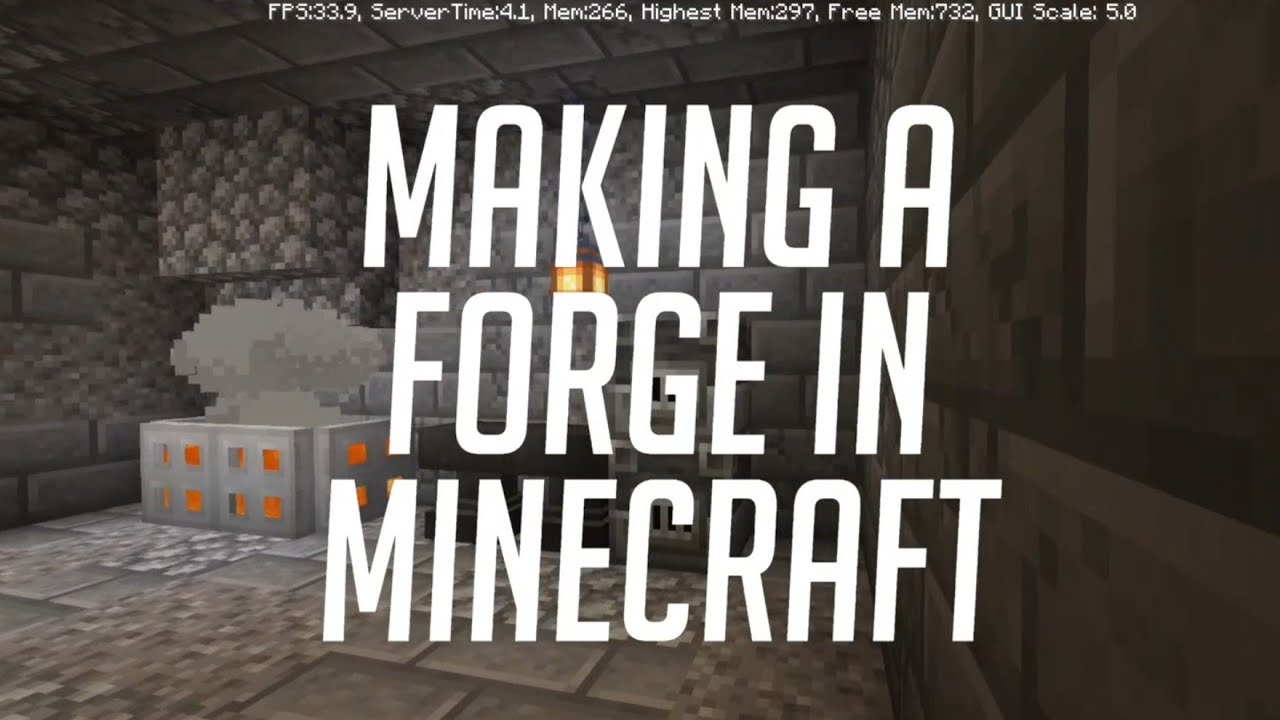 Minecraft Forge Room - 1 min. builds - YouTube